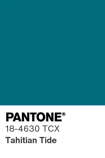 PANTONE 18-4630 TCX Tahitian Tide - Pantone色号库|Pantone潘通中国官网