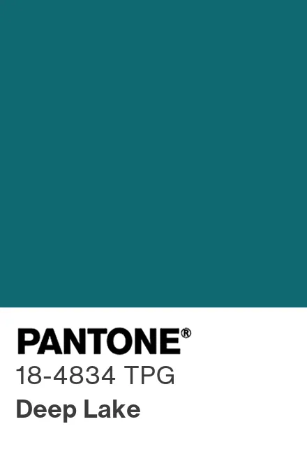 PANTONE 18-4834 TPG Deep Lake - Pantone色号库|Pantone潘通中国官网