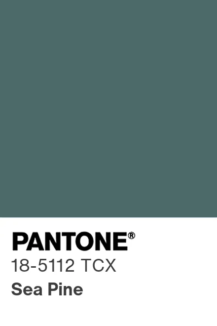 PANTONE 18-5112 TCX Sea Pine - Pantone色号库|Pantone潘通中国官网