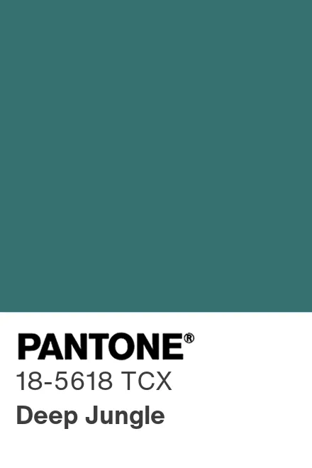 PANTONE 18-5618 TCX Deep Jungle - Pantone色号库|Pantone潘通中国官网