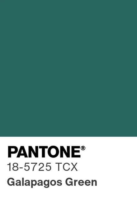 PANTONE 18-5725 TCX Galapagos Green - Pantone色号库|Pantone潘通中国官网