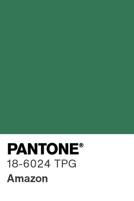 PANTONE 18-6024 TPG Amazon - Pantone色号库|Pantone潘通中国官网