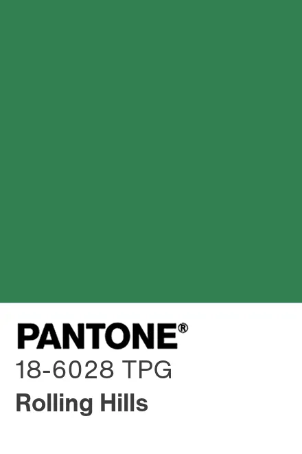 PANTONE 18-6028 TPG Rolling Hills - Pantone色号库|Pantone潘通中国官网