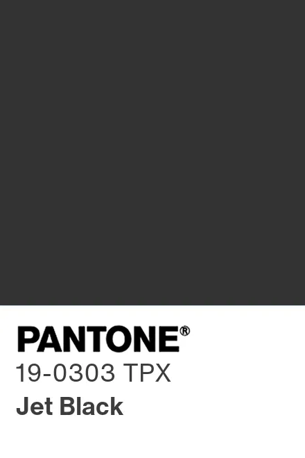 PANTONE 19-0303 TPG Jet Black - Pantone色号库|Pantone潘通中国官网