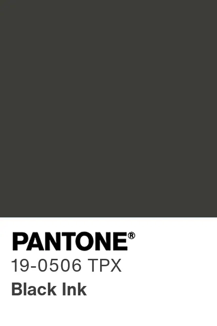 PANTONE 19-0506 TPG Black Ink - Pantone色号库|Pantone潘通中国官网