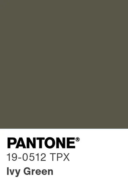 PANTONE 19-0512 TPG Ivy Green - Pantone色号库|Pantone潘通中国官网