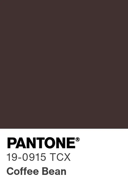 PANTONE 19-0915 TCX Coffee Bean - Pantone色号库|Pantone潘通中国官网