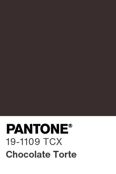 PANTONE 19-1109 TCX Chocolate Torte - Pantone色号库|Pantone潘通中国官网