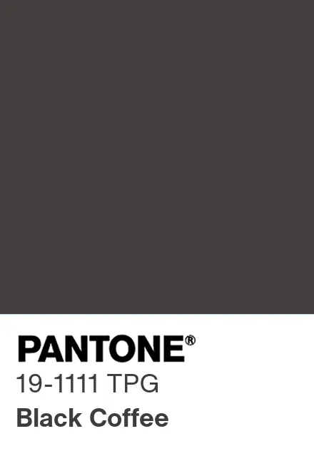 PANTONE 19-1111 TPG Black Coffee - Pantone色号库|Pantone潘通中国官网