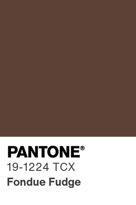 PANTONE 19-1224 TCX Fondue Fudge - Pantone色号库|Pantone潘通中国官网