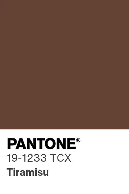 PANTONE 19-1233 TCX Tiramisu - Pantone色号库|Pantone潘通中国官网