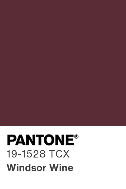 PANTONE 19-1528 TCX Windsor Wine - Pantone色号库|Pantone潘通中国官网