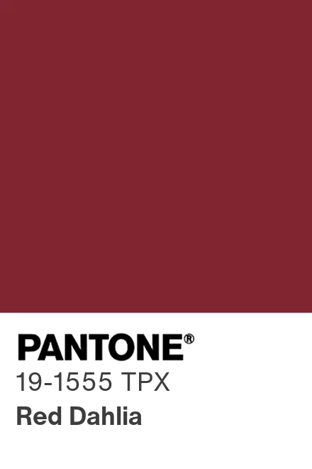 PANTONE 19-1555 TPG Red Dahlia - Pantone色号库|Pantone潘通中国官网