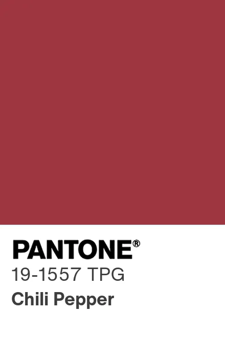 PANTONE 19-1557 TPG Chili Pepper - Pantone色号库|Pantone潘通中国官网