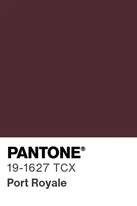 PANTONE 19-1627 TCX Port Royale - Pantone色号库|Pantone潘通中国官网