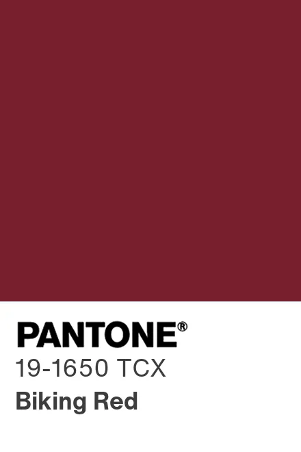 PANTONE 19-1650 TCX Biking Red - Pantone色号库|Pantone潘通中国官网