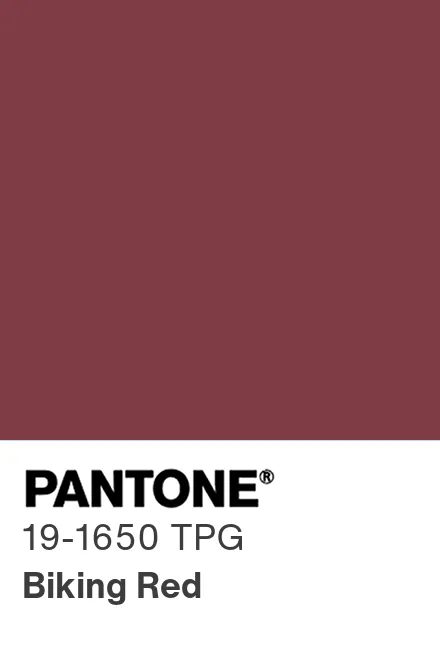 PANTONE 19-1650 TPG Biking Red - Pantone色号库|Pantone潘通中国官网