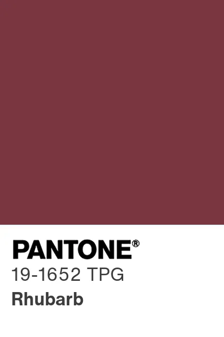 PANTONE 19-1652 TPG Rhubarb - Pantone色号库|Pantone潘通中国官网