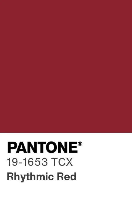 PANTONE 19-1653 TCX Rhythmic Red - Pantone色号库|Pantone潘通中国官网