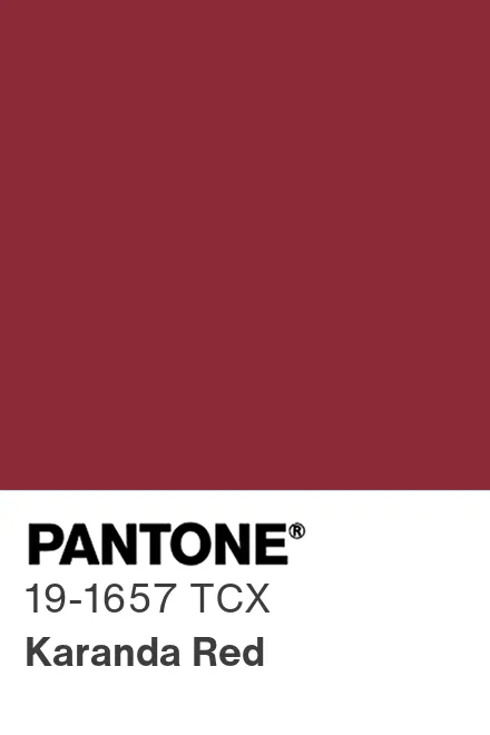 PANTONE 19-1657 TCX Karanda Red - Pantone色号库|Pantone潘通中国官网