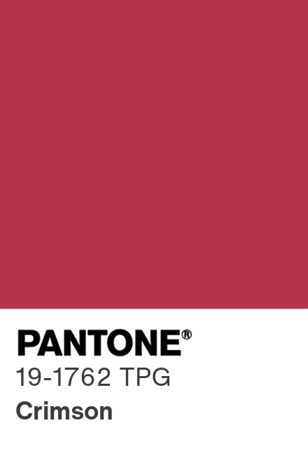 PANTONE 19-1762 TPG Crimson - Pantone色号库|Pantone潘通中国官网