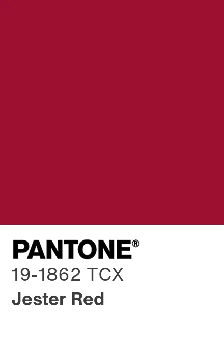PANTONE 19-1862 TCX Jester Red - Pantone色号库|Pantone潘通中国官网