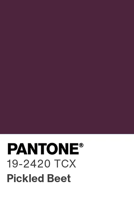 PANTONE 19-2420 TCX Pickled Beet - Pantone色号库|Pantone潘通中国官网