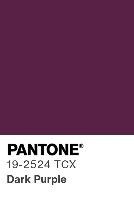 PANTONE 19-2524 TCX Dark Purple - Pantone色号库|Pantone潘通中国官网