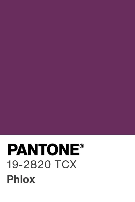 PANTONE 19-2820 TCX Phlox - Pantone色号库|Pantone潘通中国官网