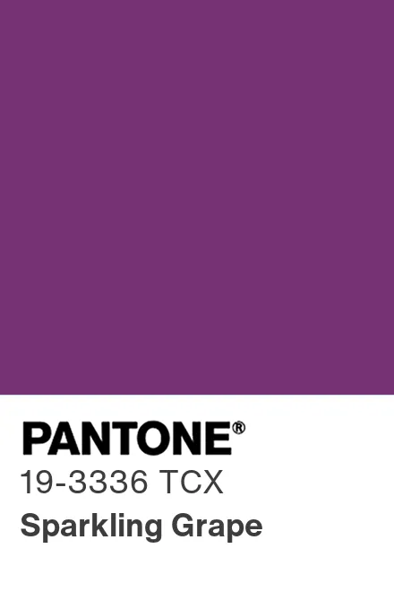 PANTONE 19-3336 TCX Sparkling Grape - Pantone色号库|Pantone潘通中国官网