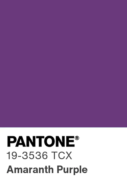 PANTONE 19-3536 TCX Amaranth Purple - Pantone色号库|Pantone潘通中国官网
