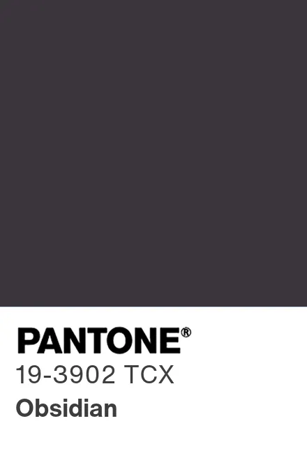 PANTONE 19-3902 TCX Obsidian - Pantone色号库|Pantone潘通中国官网