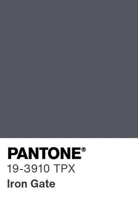 PANTONE 19-3910 TPG Iron Gate - Pantone色号库|Pantone潘通中国官网