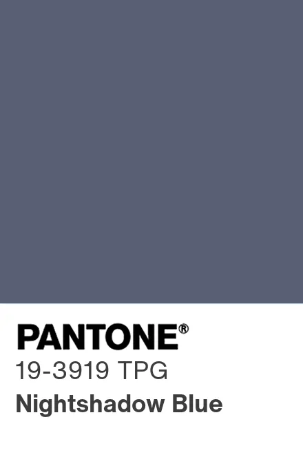 PANTONE 19-3919 TPG Nightshadow Blue - Pantone色号库|Pantone潘通中国官网