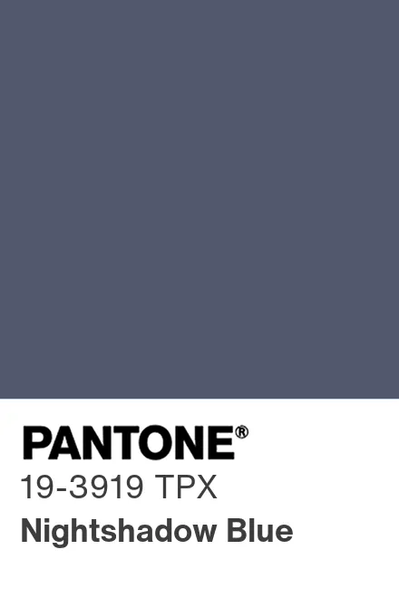 PANTONE 19-3919 TPG Nightshadow Blue - Pantone色号库|Pantone潘通中国官网