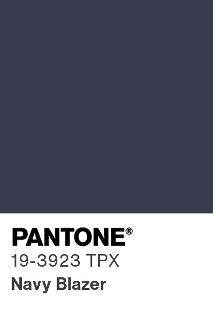 PANTONE 19-3923 TPG Navy Blazer - Pantone色号库|Pantone潘通中国官网