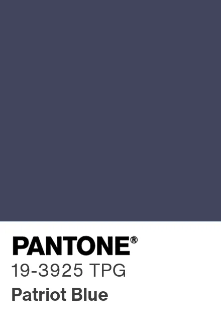 PANTONE 19-3925 TPG Patriot Blue - Pantone色号库|Pantone潘通中国官网