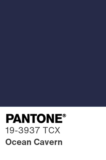 PANTONE 19-3937 TCX Ocean Cavern - Pantone色号库|Pantone潘通中国官网