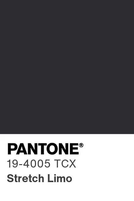 PANTONE 19-4005 TCX Stretch Limo - Pantone色号库|Pantone潘通中国官网