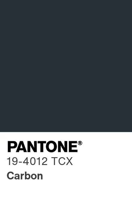 PANTONE 19-4012 TCX Carbon - Pantone色号库|Pantone潘通中国官网