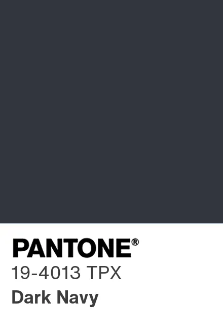 PANTONE 19-4013 TPG Dark Navy - Pantone色号库|Pantone潘通中国官网