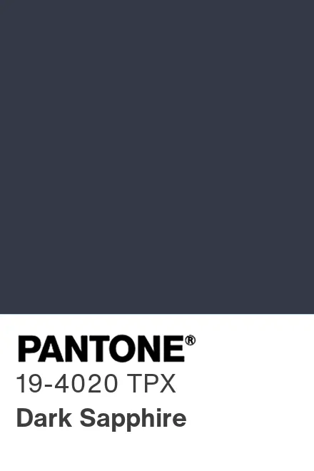 PANTONE 19-4020 TPG Dark Sapphire - Pantone色号库|Pantone潘通中国官网