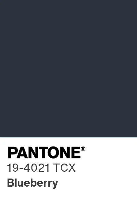 PANTONE 19-4021 TCX Blueberry - Pantone色号库|Pantone潘通中国官网
