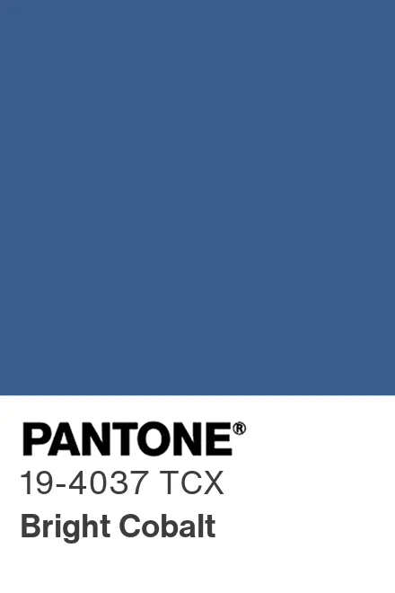 PANTONE 19-4037 TCX Bright Cobalt - Pantone色号库|Pantone潘通中国官网