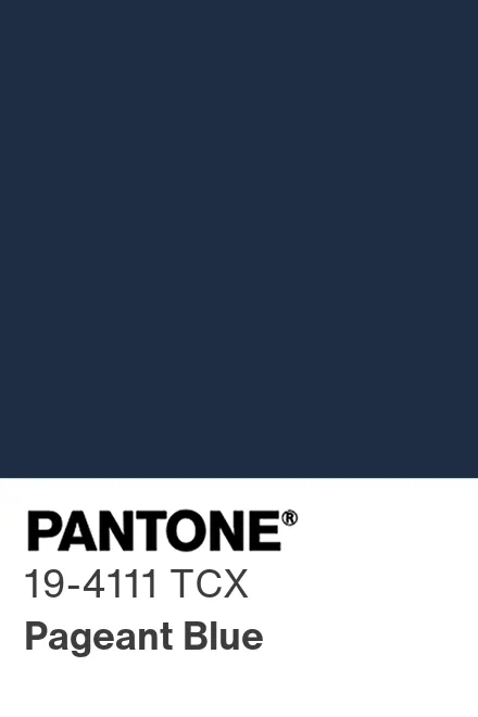 PANTONE 19-4111 TCX Pageant Blue - Pantone色号库|Pantone潘通中国官网
