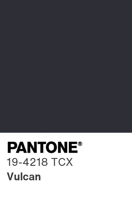 PANTONE 19-4218 TCX Vulcan - Pantone色号库|Pantone潘通中国官网