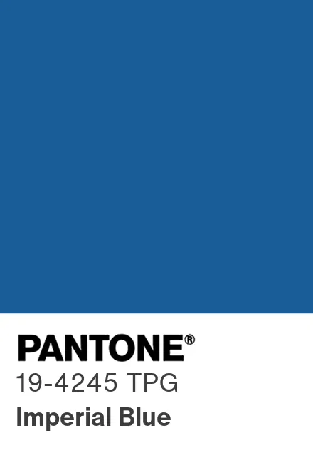 PANTONE 19-4245 TPG Imperial Blue - Pantone色号库|Pantone潘通中国官网