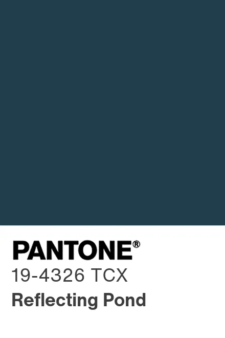 PANTONE 19-4326 TCX Reflecting Pond - Pantone色号库|Pantone潘通中国官网