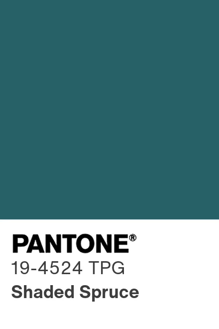 PANTONE 19-4524 TPG Shaded Spruce - Pantone色号库|Pantone潘通中国官网