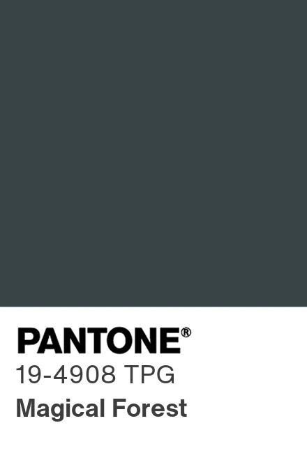 PANTONE 19-4908 TPG Magical Forest - Pantone色号库|Pantone潘通中国官网
